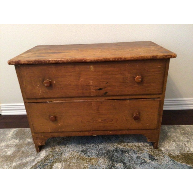19th Century Shaker 2 Drawer Chest | Chairish