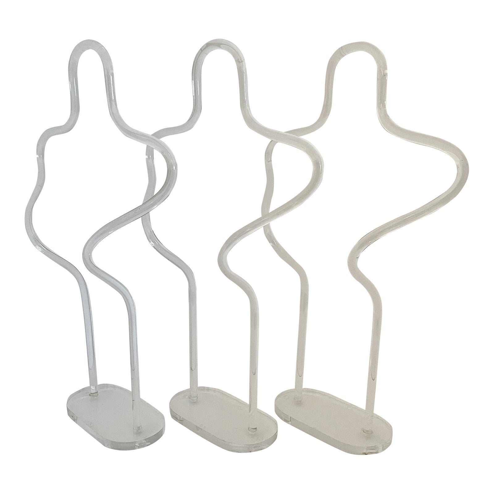 Italian Lucite Mannequin From 80's | Chairish