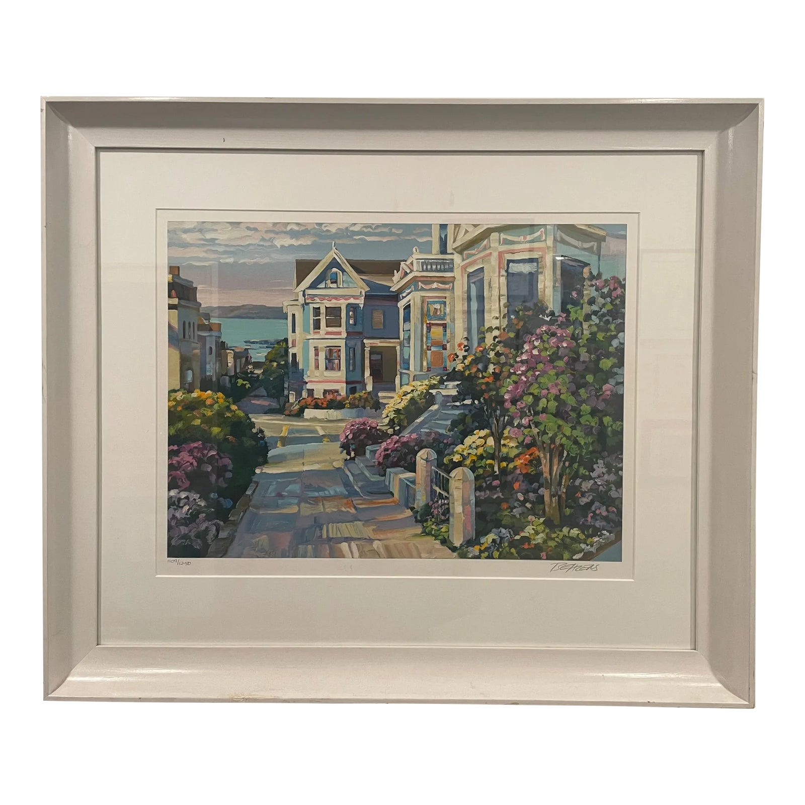 1990s Howard Behrens Impressionist San Francisco Serigraph, Signed ...