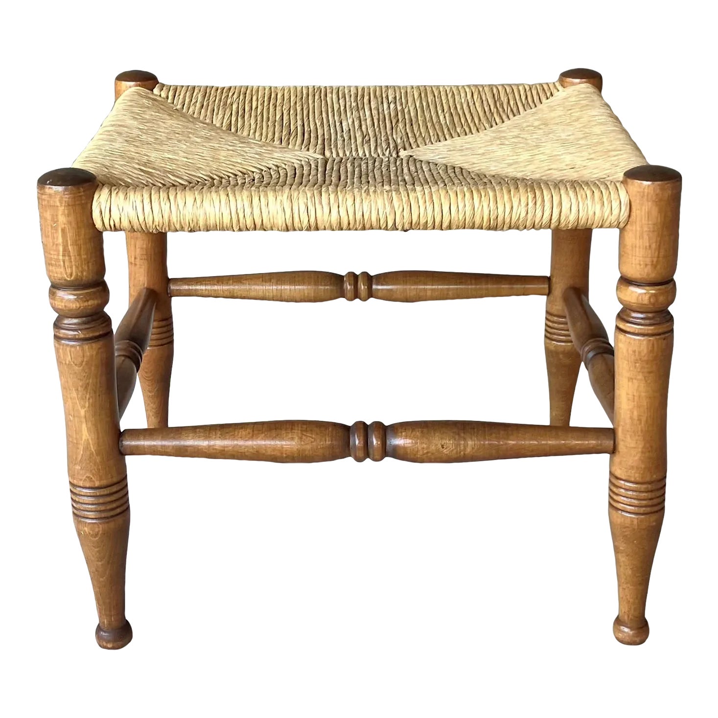 Mid 20th-Century Sheraton-Inspired Mortise & Tenon Maple Wood Fiber ...