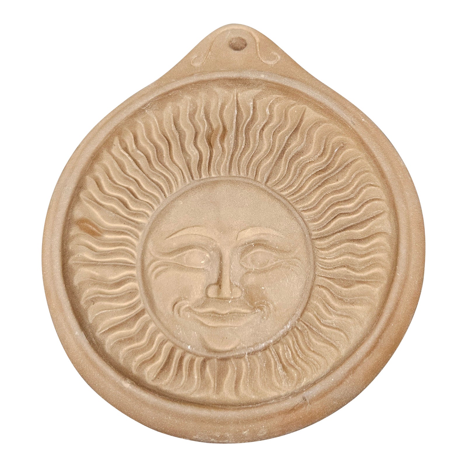 Celestial Hartstone Vintage Cookie Mold, Sun Moon Face | Chairish