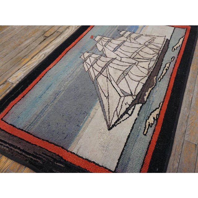 1930s American Hooked Rug | Chairish