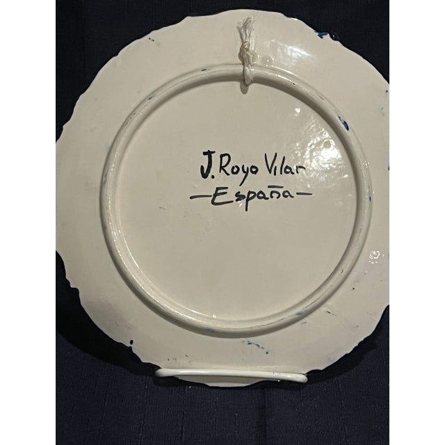 Mid Century Jose Royo Vilar Espana Hand Painted & Artist Signed ...