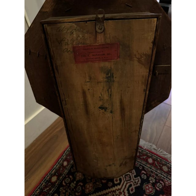 19th Century Ingraham Schoolhouse Style Wall Clock | Chairish