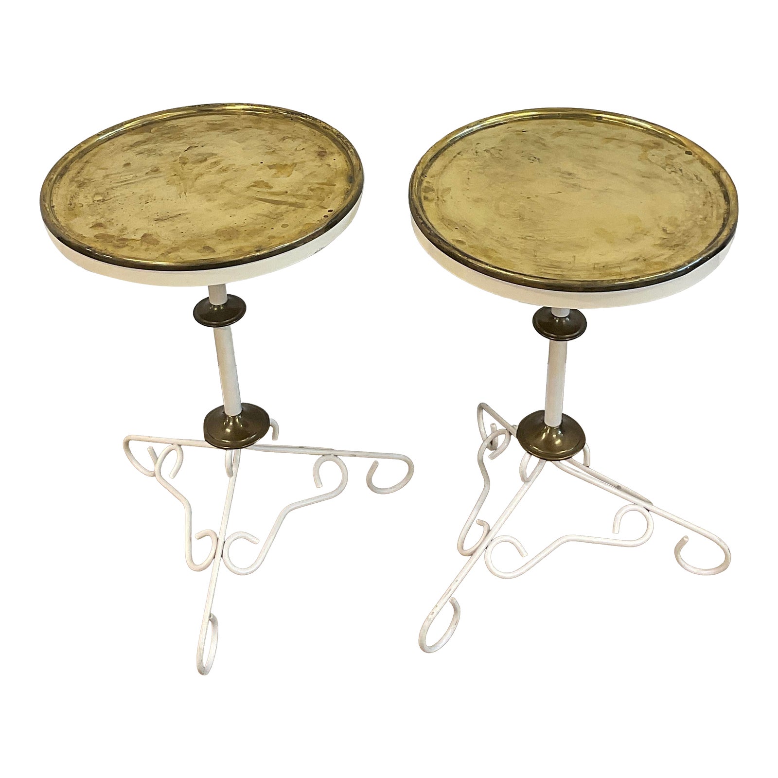Pair of Mid-Century European Martini Tables, 1940s | Chairish