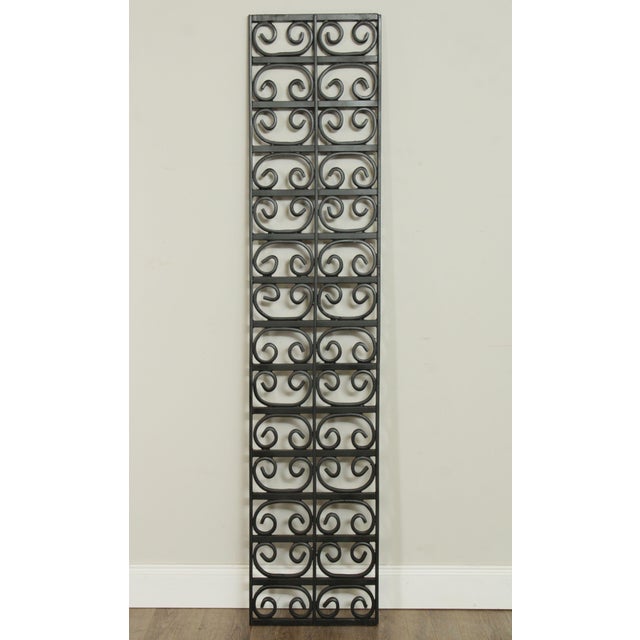 Vintage Custom Wrought Iron Garden Trellis | Chairish