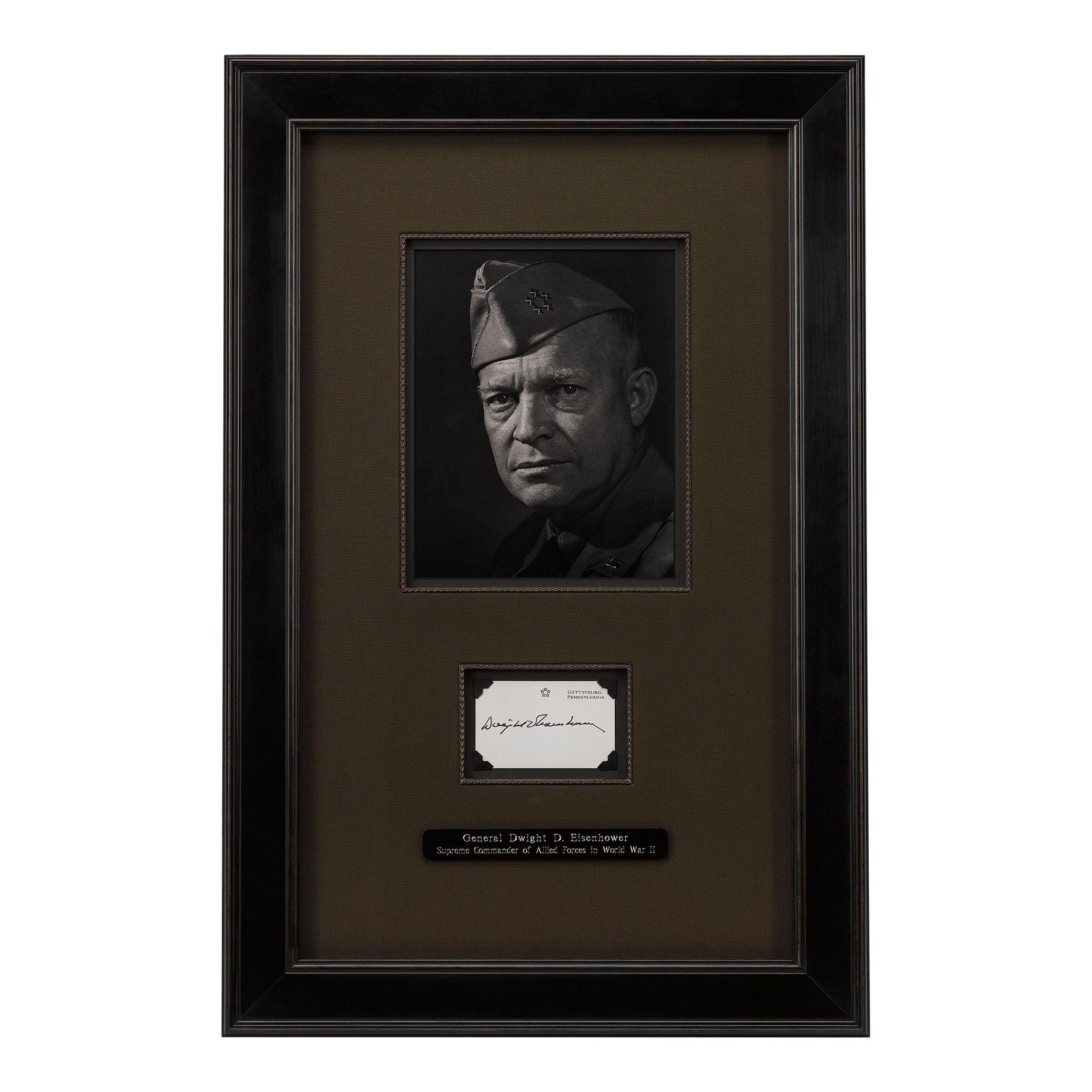 Dwight Eisenhower Signed Card Collage | Chairish
