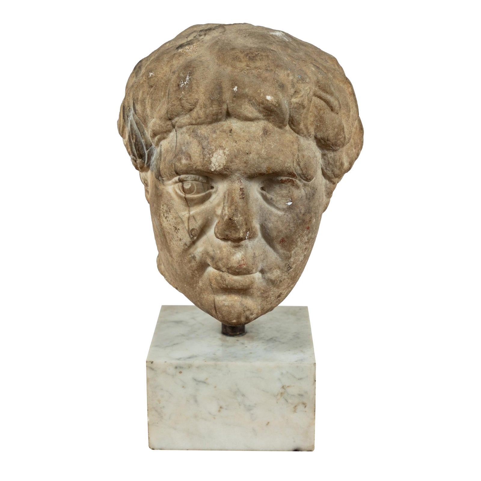 Roman Empire Marble Bust, circa 400 C.E. | Chairish