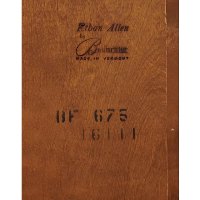 Ethan Allen / Baumritter Heirloom Nutmeg Maple Colonial Early American ...