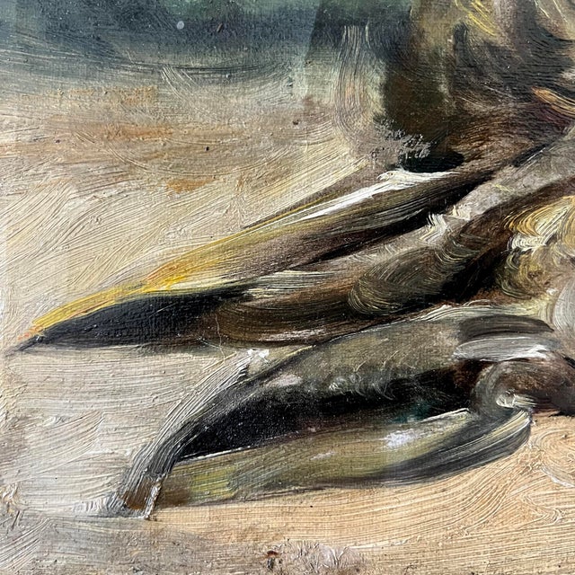 19th Century Belgian Hare Hunting Trophy Still Life Painting | Chairish