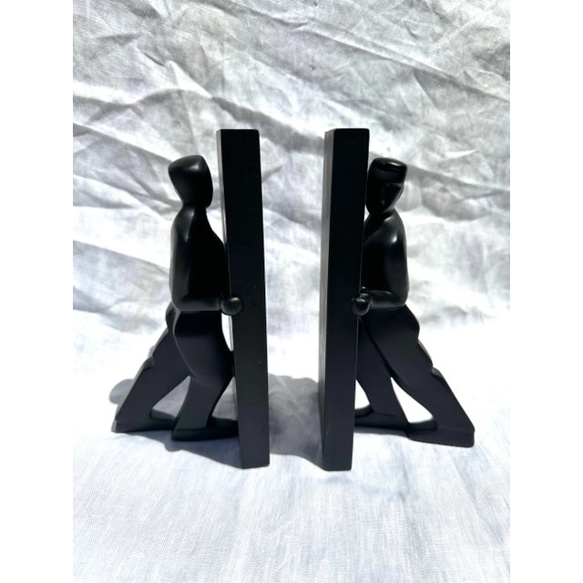 Chris Collicott Leaning Men Bookends-A Pair | Chairish