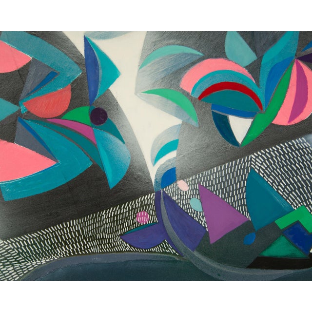 Sung-Hee Cho 1988 Oil on Canvas Abstract Painting | Chairish