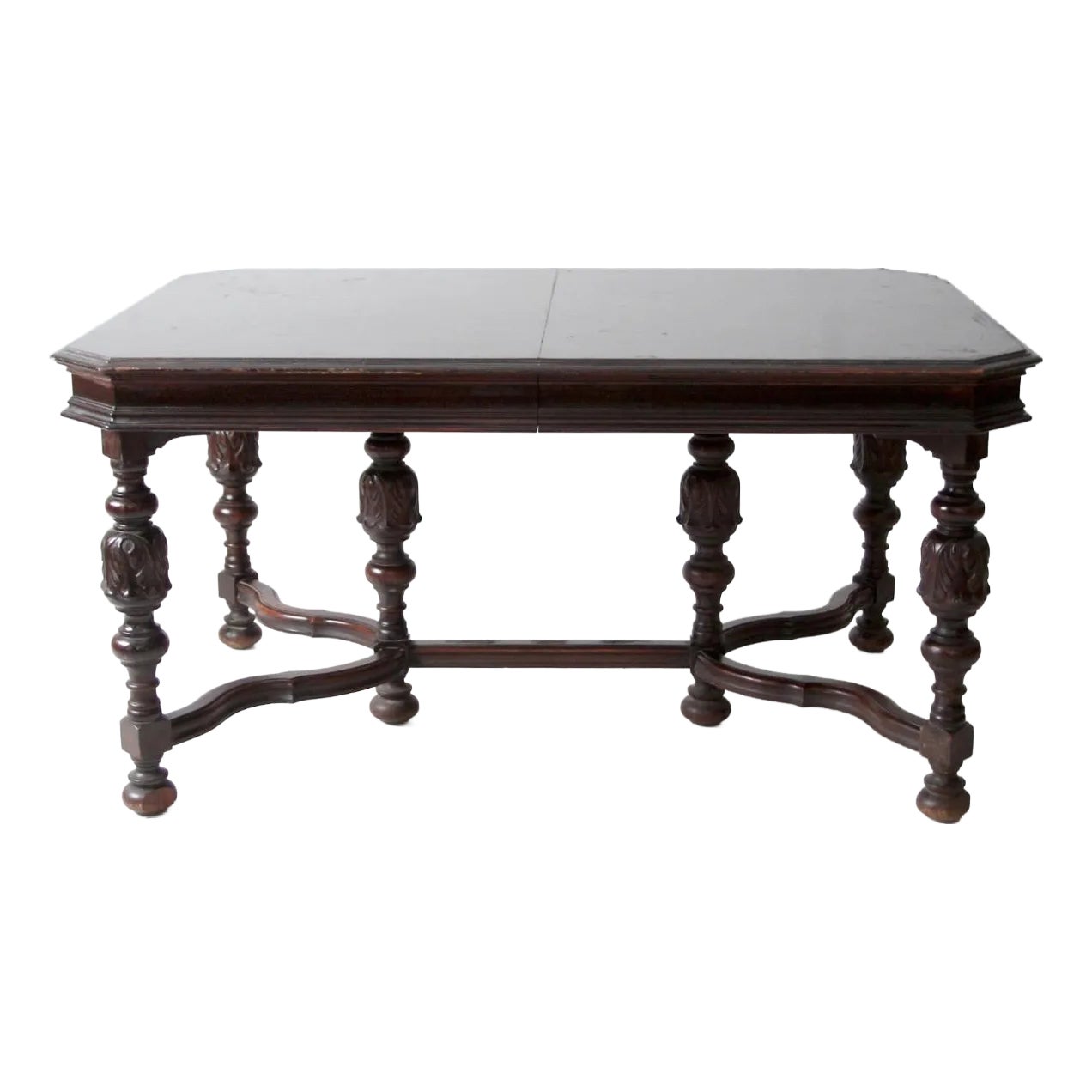 Antique Jacobean Revival Dining Table | Chairish