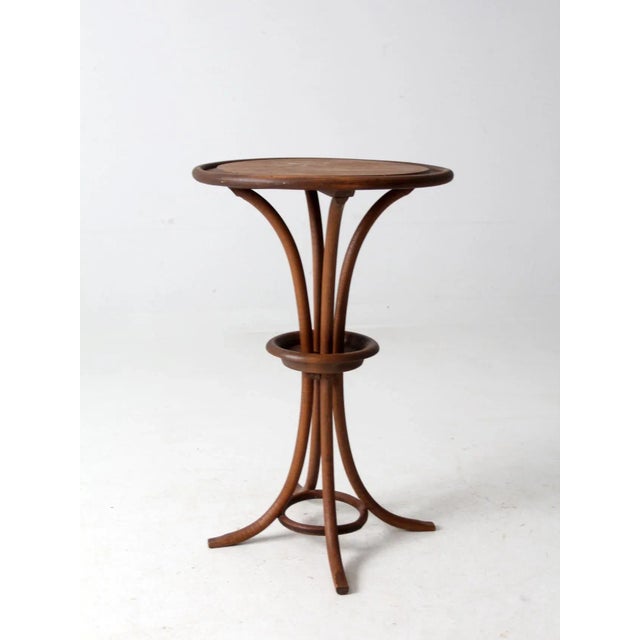 Antique Bentwood Side Table | Chairish