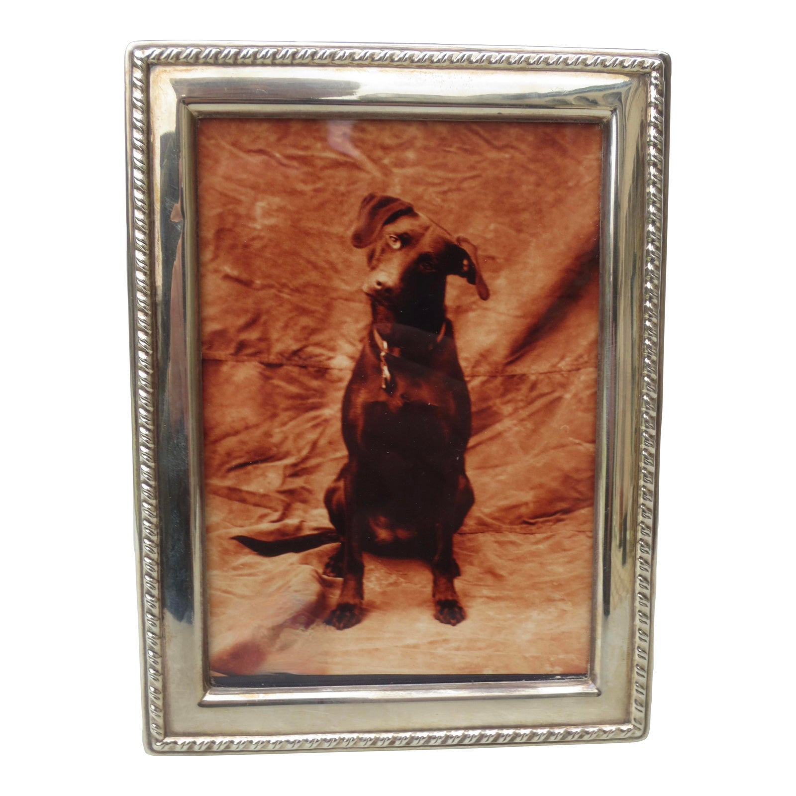 Vintage Sterling Silver Photo Frame British | Chairish
