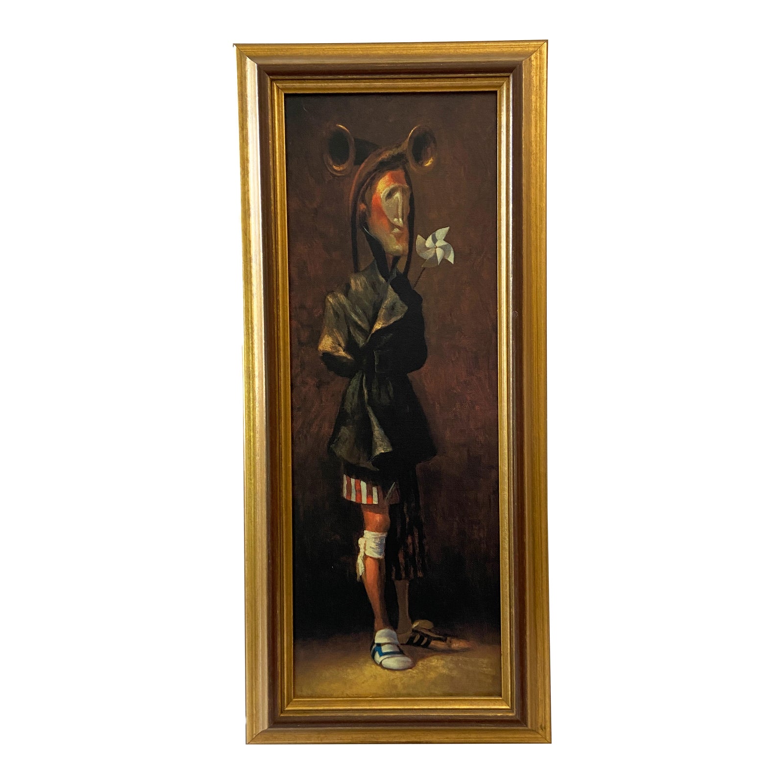 Daniel Carranza" Artist Proof Giclee on Canvas on Wood 27.5" H | Chairish