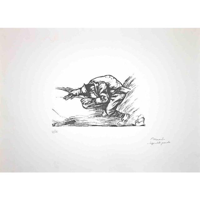 Pietro Morando, Explosion of the Grenade, 20th Century, Lithograph ...