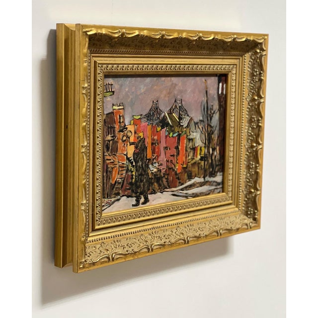 1970s "Bridged Horizon" Expressionist Landscape Painting by Pierre Huot | Chairish