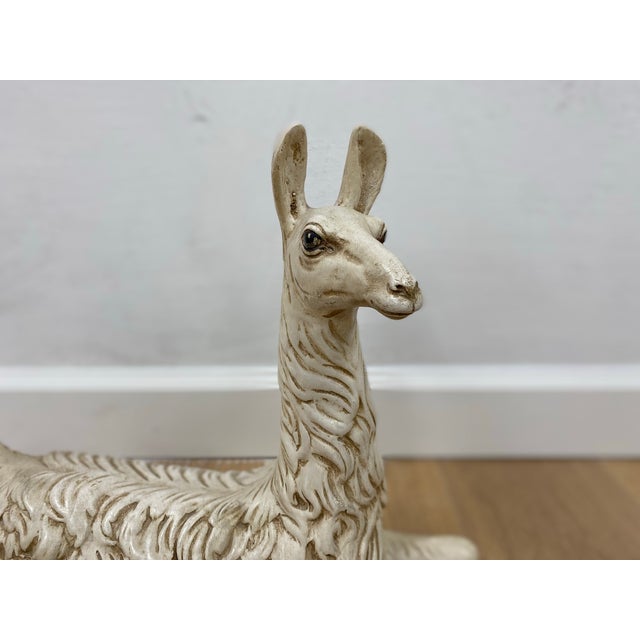 Vintage Ceramic Llama Sculpture, Italy, Circa 1970s | Chairish