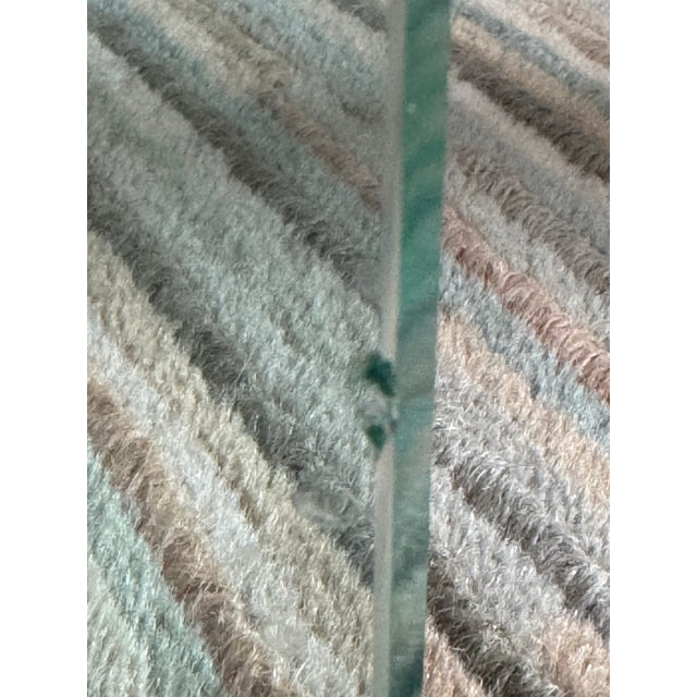 Post Modern Vintage “Rango” Solid Glass Dining Table Attributed to ...