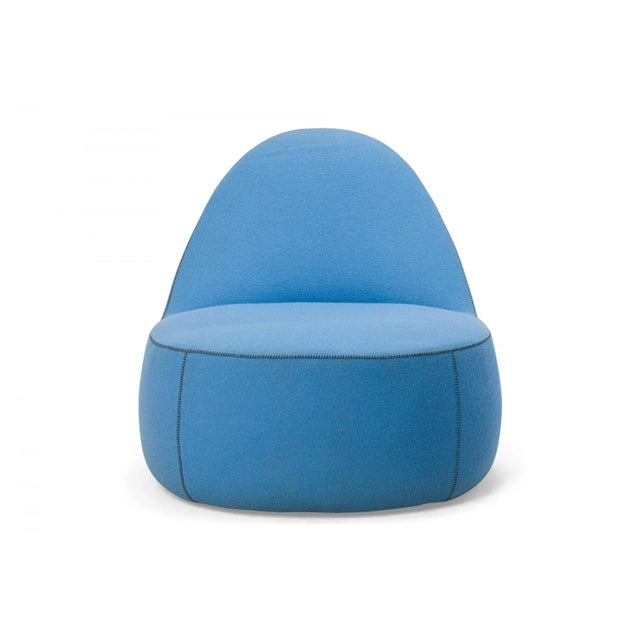 Bernhardt Contemporary 'Mitt' Light Blue Felt Upholstered Slipper ...