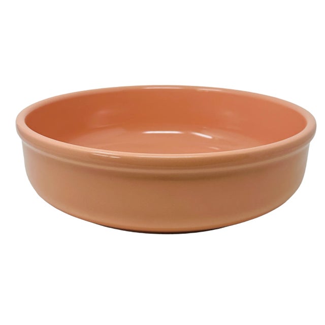 Vintage Waechtersbach 12.5" Peach Ceramic Waechtersbach Serving Dish ...