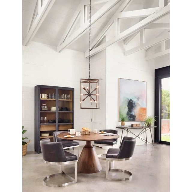 Millie Cabinet, Drifted Matte Black Oak | Chairish