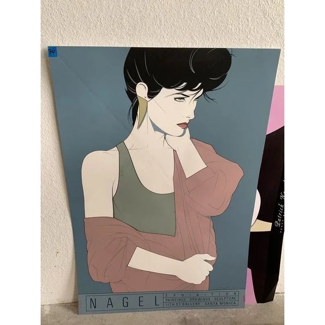 1980s After Patrick Nagel Commemorative #10 Postmodern Figurative Print ...