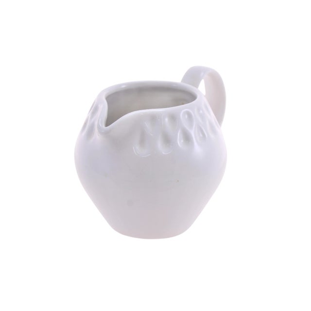 Ben Seibel Design Intaglio Teardrop Pattern Pitcher | Chairish