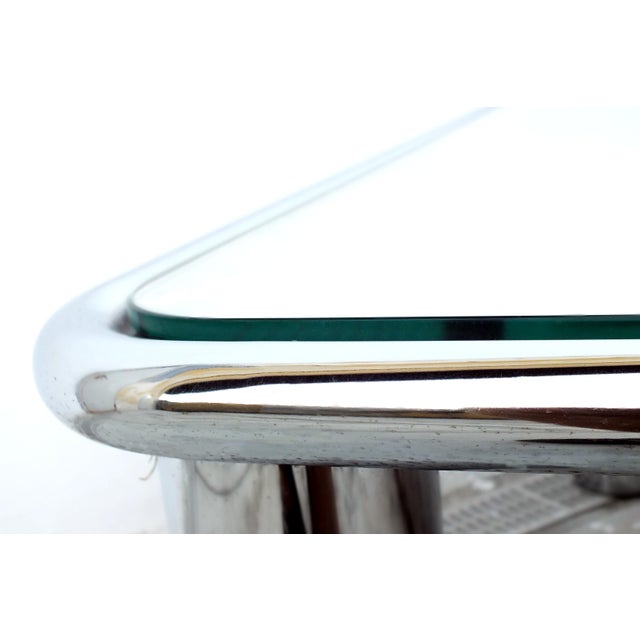 1970s Gianfranco Frattini Design Big Mirror Coffee Table by Cassina ...