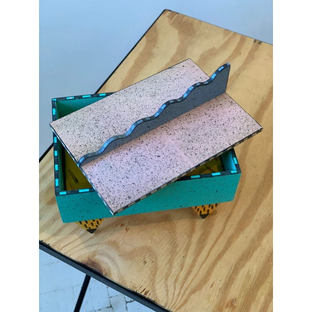 Vintage Memphis Style Box by Hollis Fingold for Radar Design Inc, Circa ...