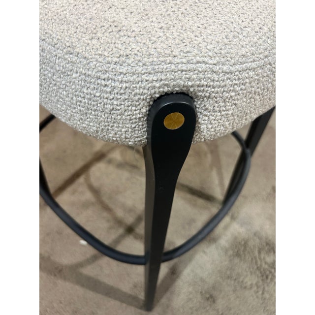 Arhaus White Bar Stools | Chairish