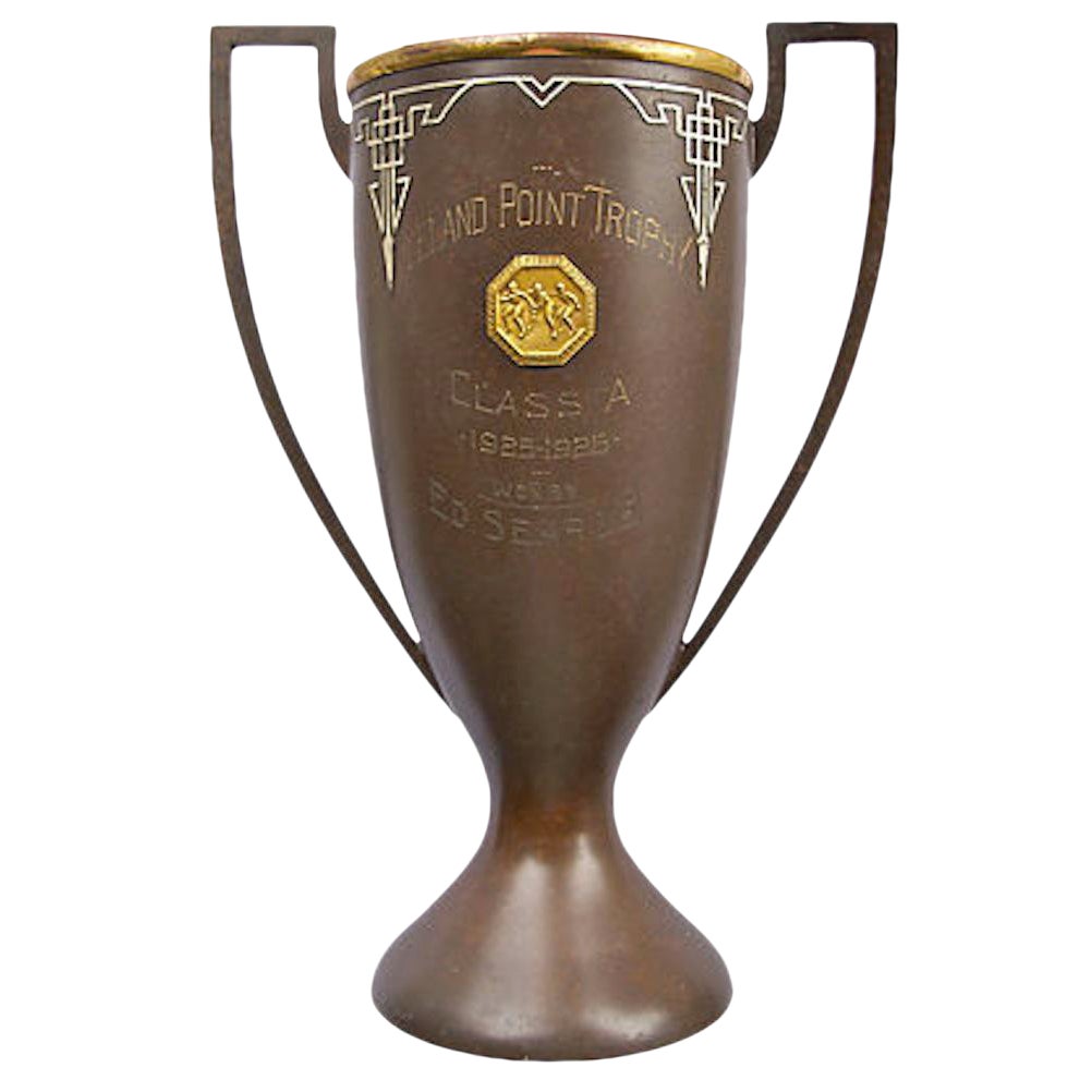 Speed Skating Trophy by Heintz | Chairish