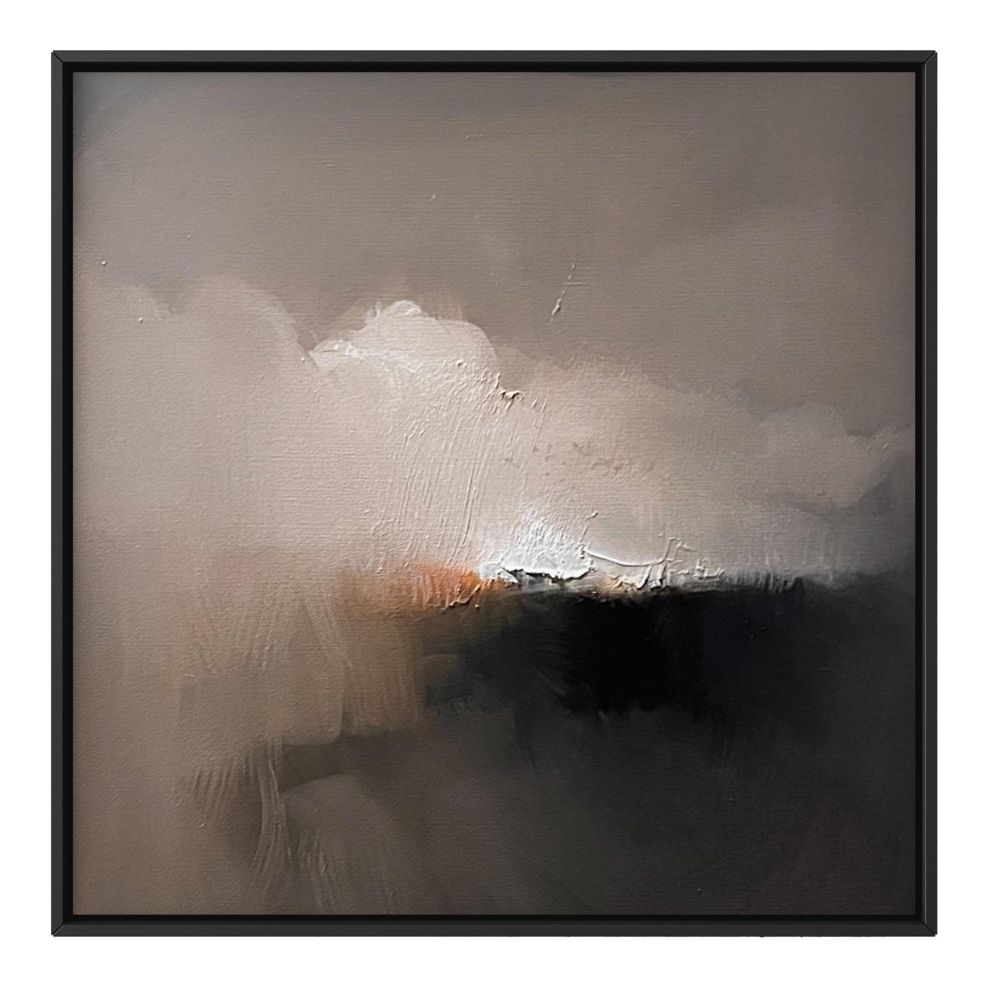 Radiance-Abstract Oil Painting, Framed | Chairish
