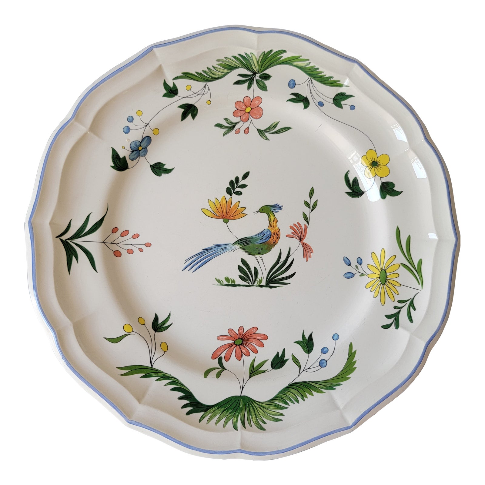 1990s French Oiseaux De Paradis Designed by Jacques Olerys Decorative ...