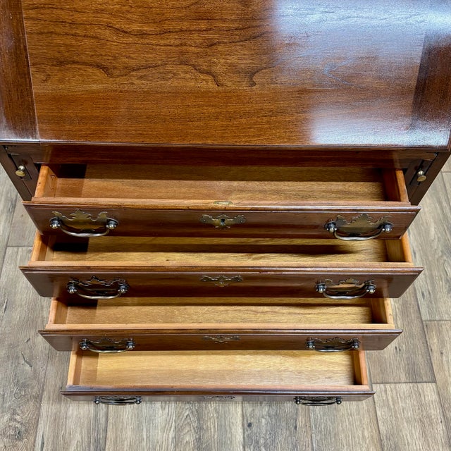 Vintage Kling Furniture Chippendale Style Mahogany Slant Front ...