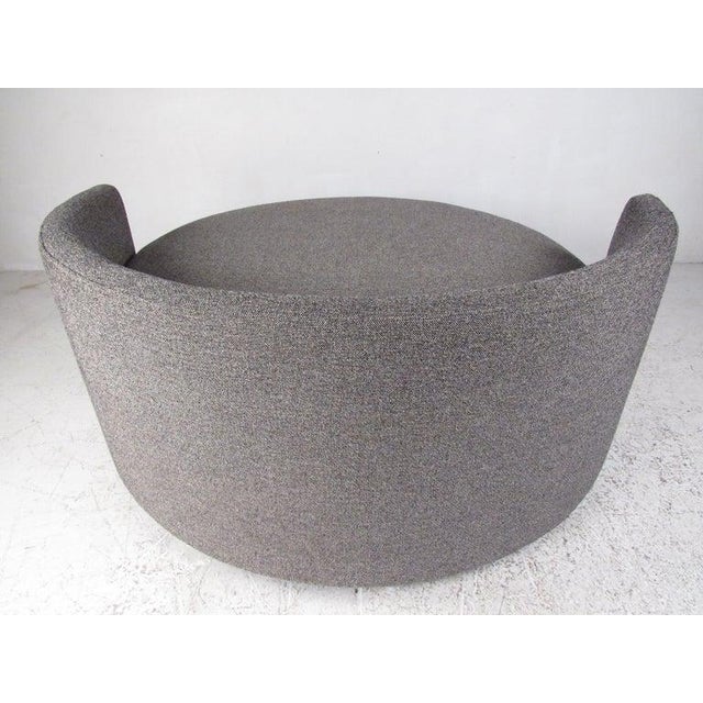 Contemporary Modern Round Sofa or Lounge Chair | Chairish