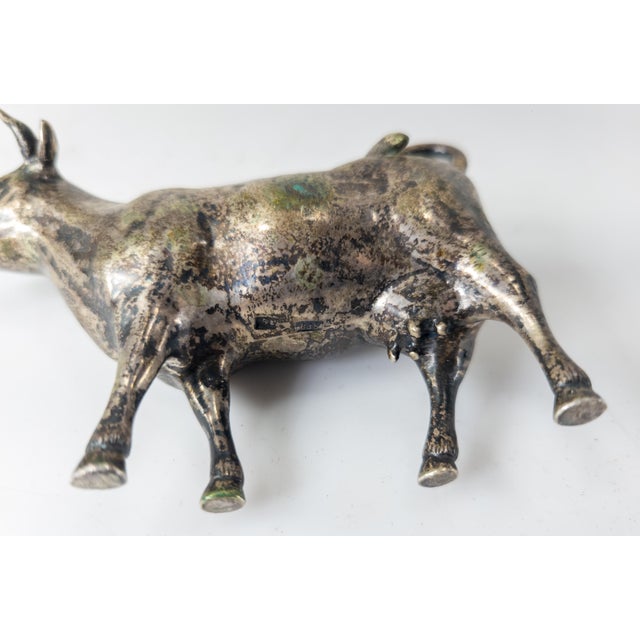 19th Century Continental European German .835 Silver Cow Form Creamer ...