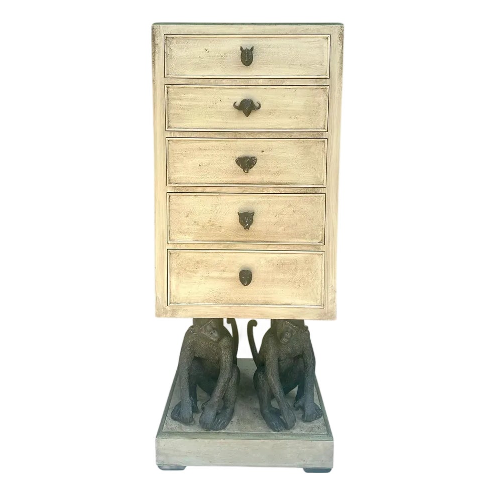 Vintage Thomasville Ernest Hemingway "Kenyan" Safari Chest of Drawers ...