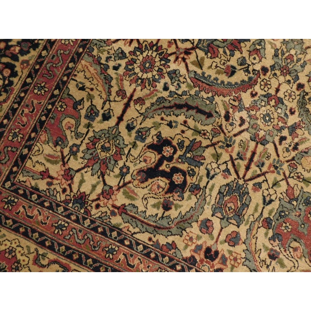 Antique Persian Dorokhsh Rug - 9' x 12'4" | Chairish