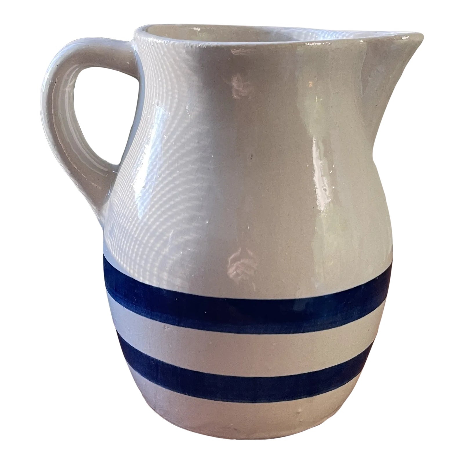 Vintage Robinson Ransbottom Pottery Pitcher | Chairish