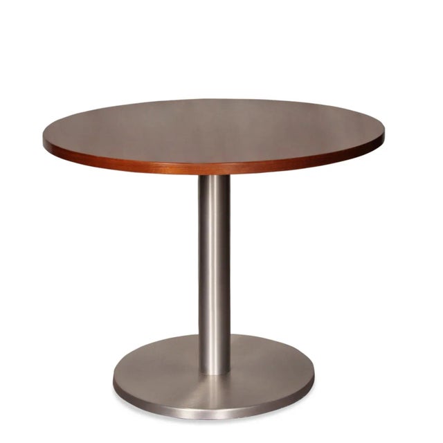 West Coast Industries Wci Flat Round Dining Table | Chairish