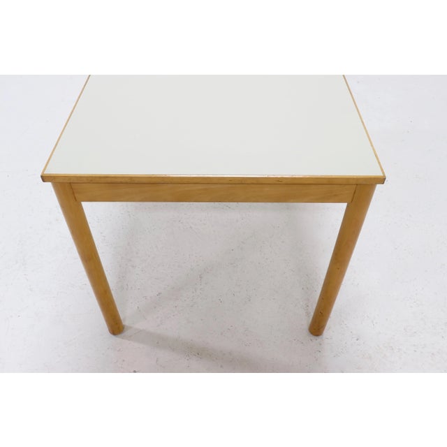 Vintage Birch and Linoleum Dining Table, 1960s | Chairish