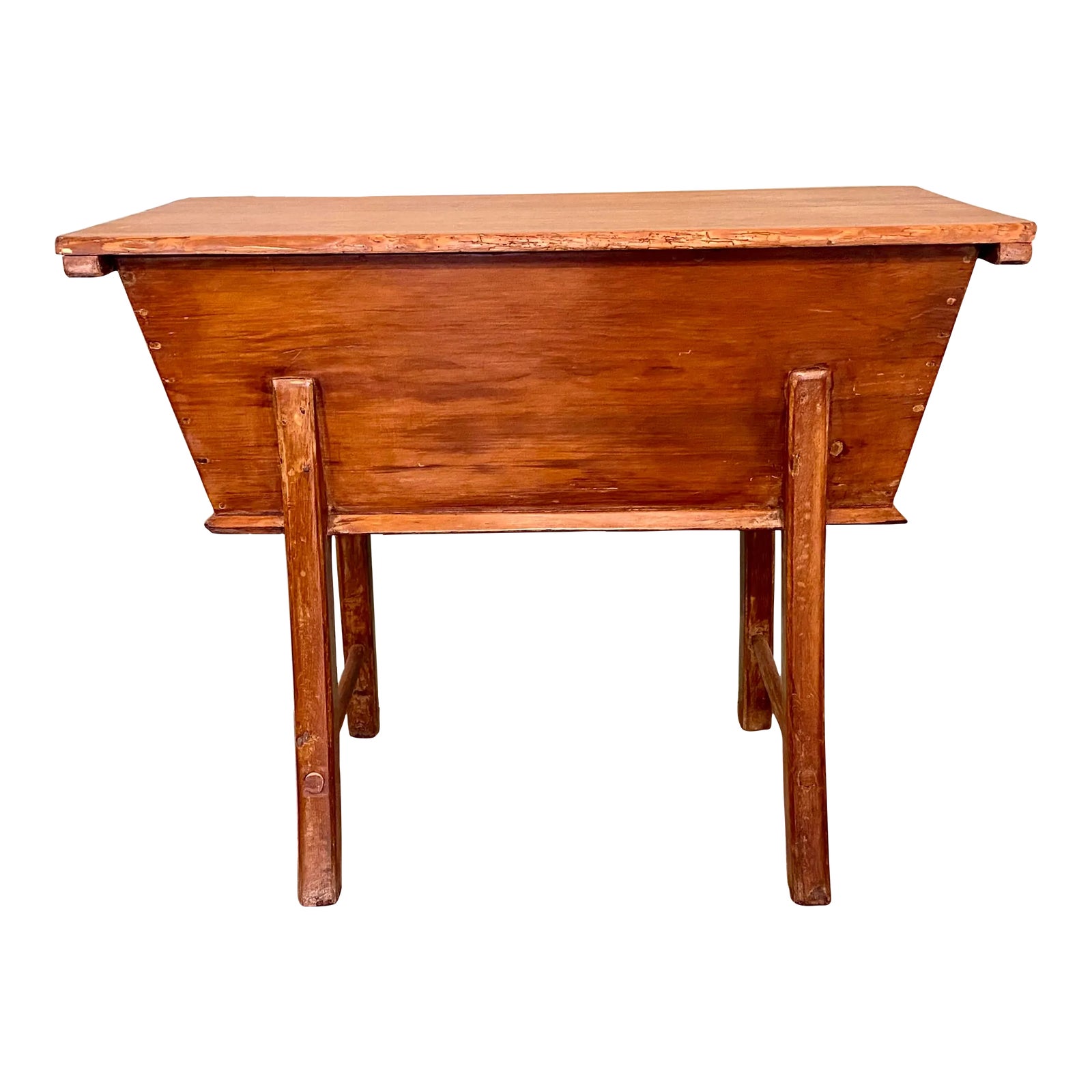 Antique Pine Dough Proofing Box / Table With Brass Hardware From ...