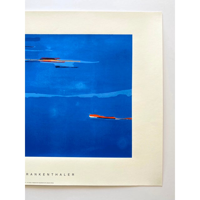 Helen Frankenthaler Vintage Abstract Expressionist Extra Large Fine Art ...