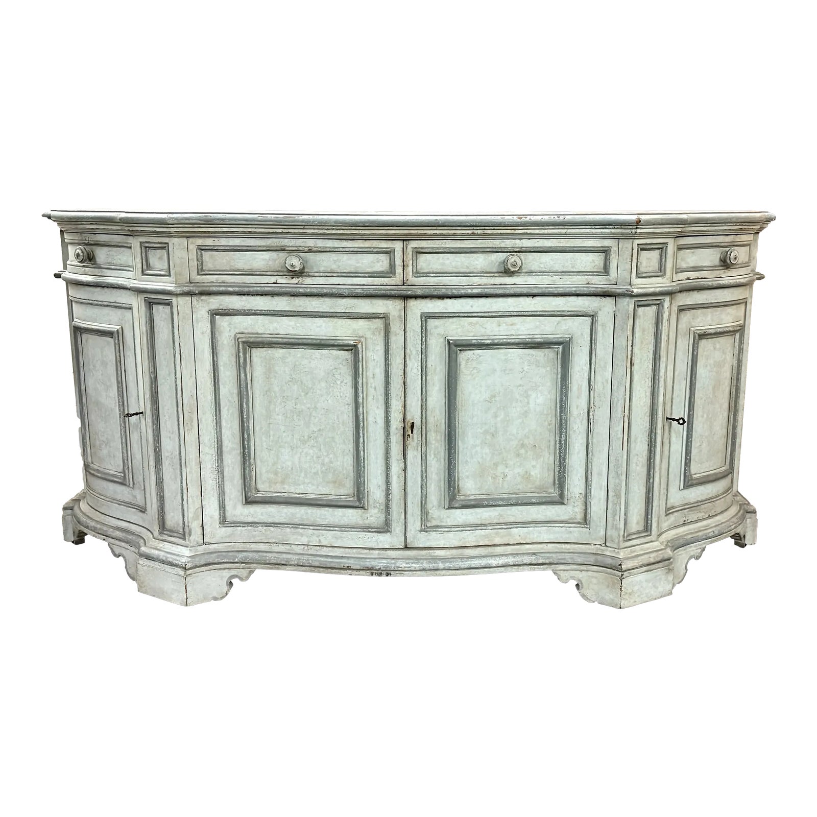 Italian Painted Tuscan Sideboard | Chairish