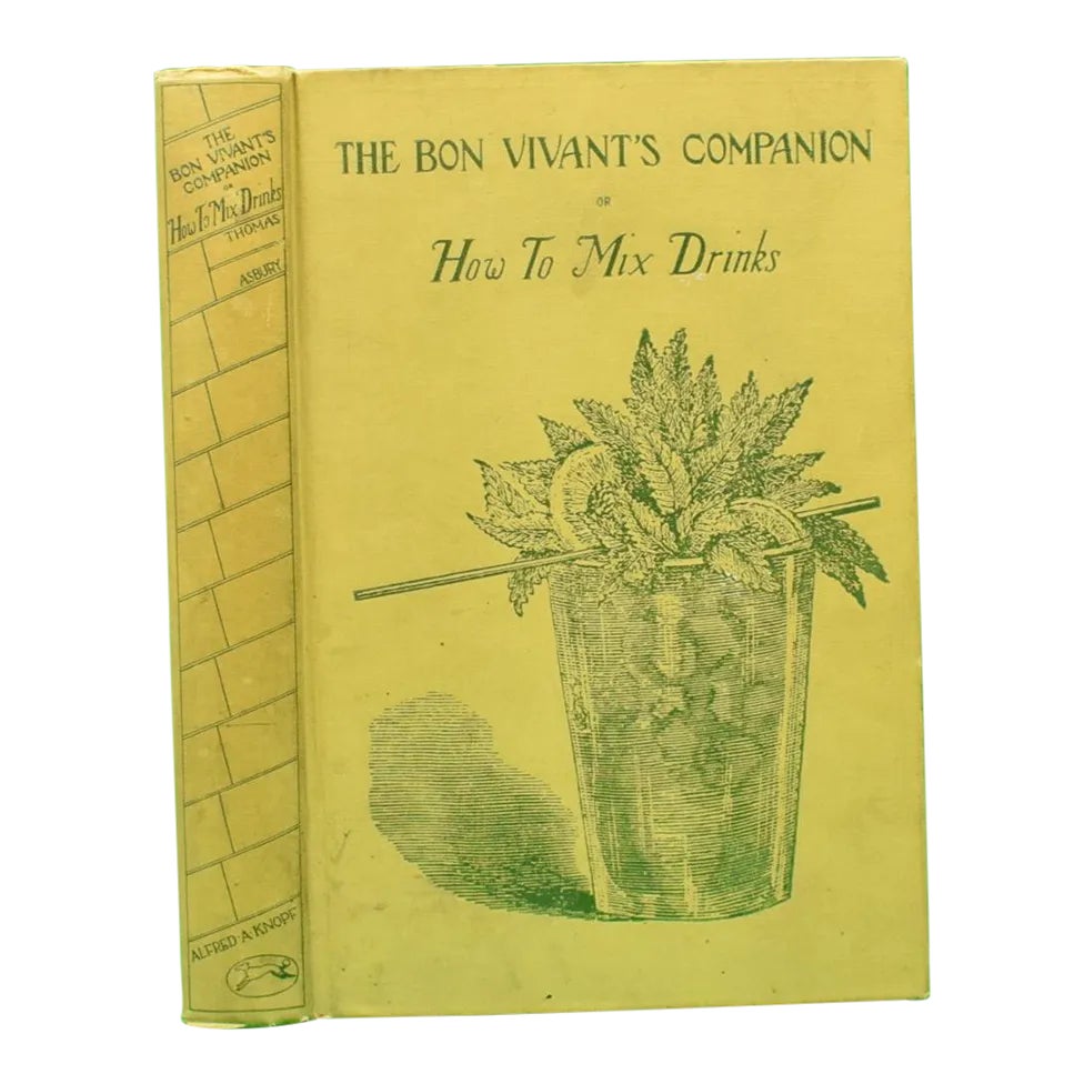 "The Bon Vivant's Companion or How to Mix Drinks" 1928 Thomas ...