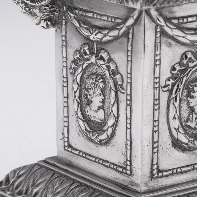 Antique German Hanau Silver Candelabras, 19th Century, Set of 2 | Chairish