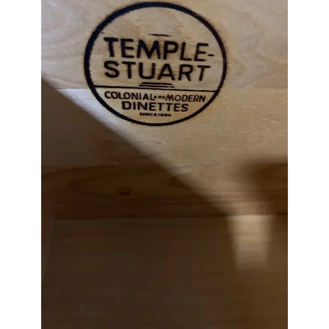 1990s Temple Stuart Colonial Modern Dinette Cabinet Rockport | Chairish