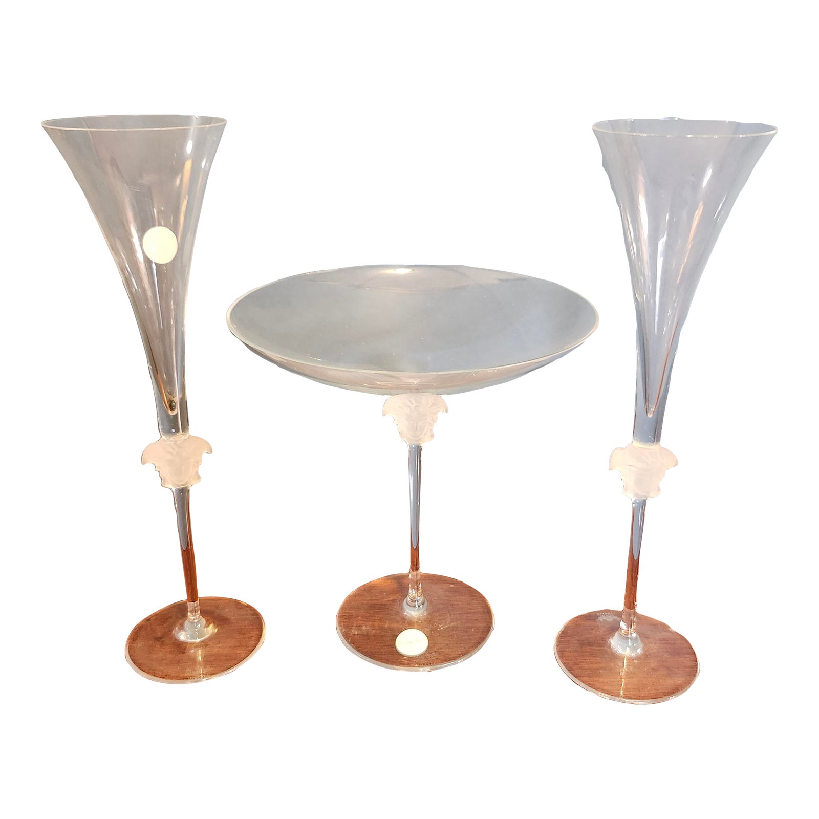 1970s Rosenthal Meets Versace Design Console Set- 3 Pieces | Chairish